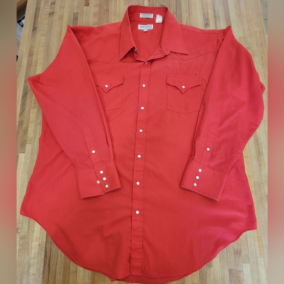 SHEPLERS | Shirts | Sheplers Western Shirt Pearl Snap Sz 936 Tall Red ...
